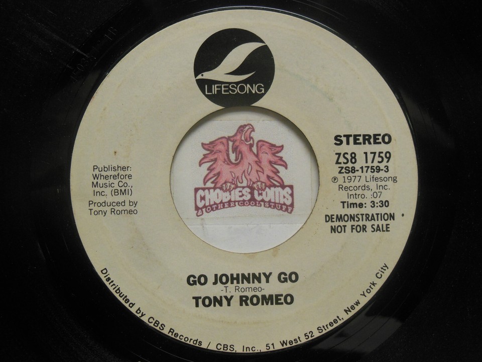 Tony Romeo – Go Johnny Go / Same, 45 RPM VG (4H) | eBay