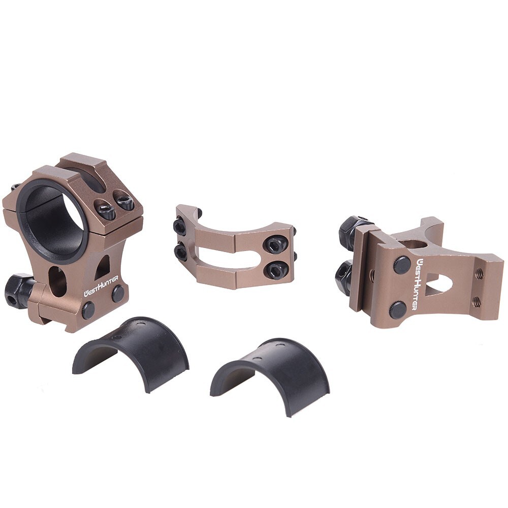 High 11mm Dovetail Rifle Scope Mount Rings Two Screw Optics Sights ...