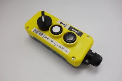 1PC New 2 Buttons with select Hand Remote Hoist Crane Pendant Control ...