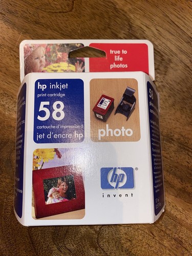 Genuine HP 58 Inkjet Photo Ink Cartridge - SEALED - BRAND NEW | eBay