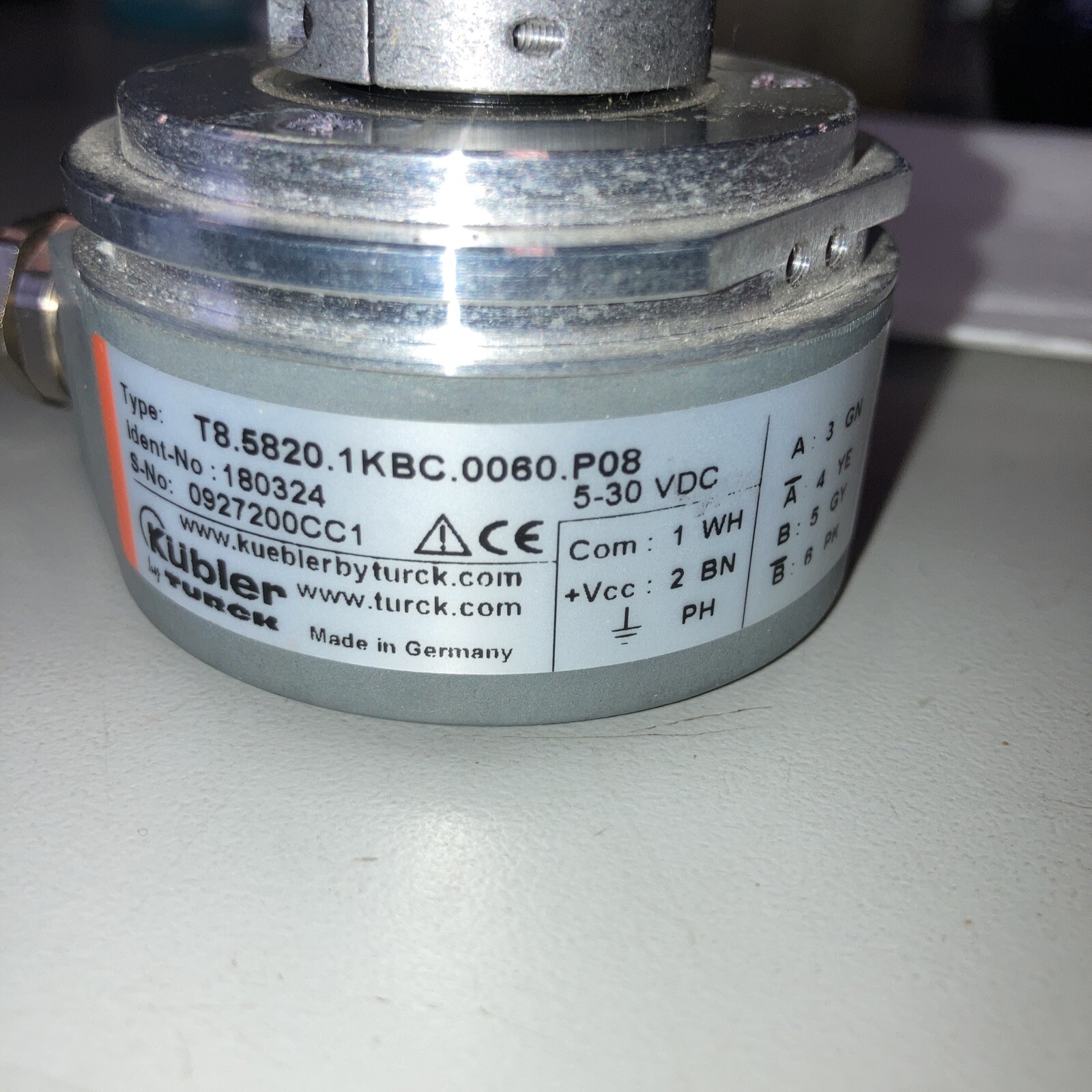 Lot Of 1 Encoder by turck t8.5820.1kbc.0060.p08 180324 encoder | eBay