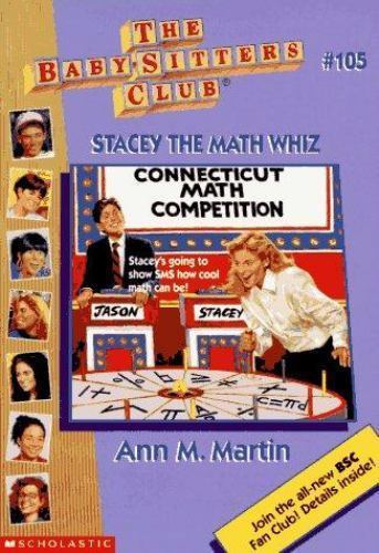Stacey the Math Whiz; Baby-sitters Club - 0590692119, paperback, Ann M ...
