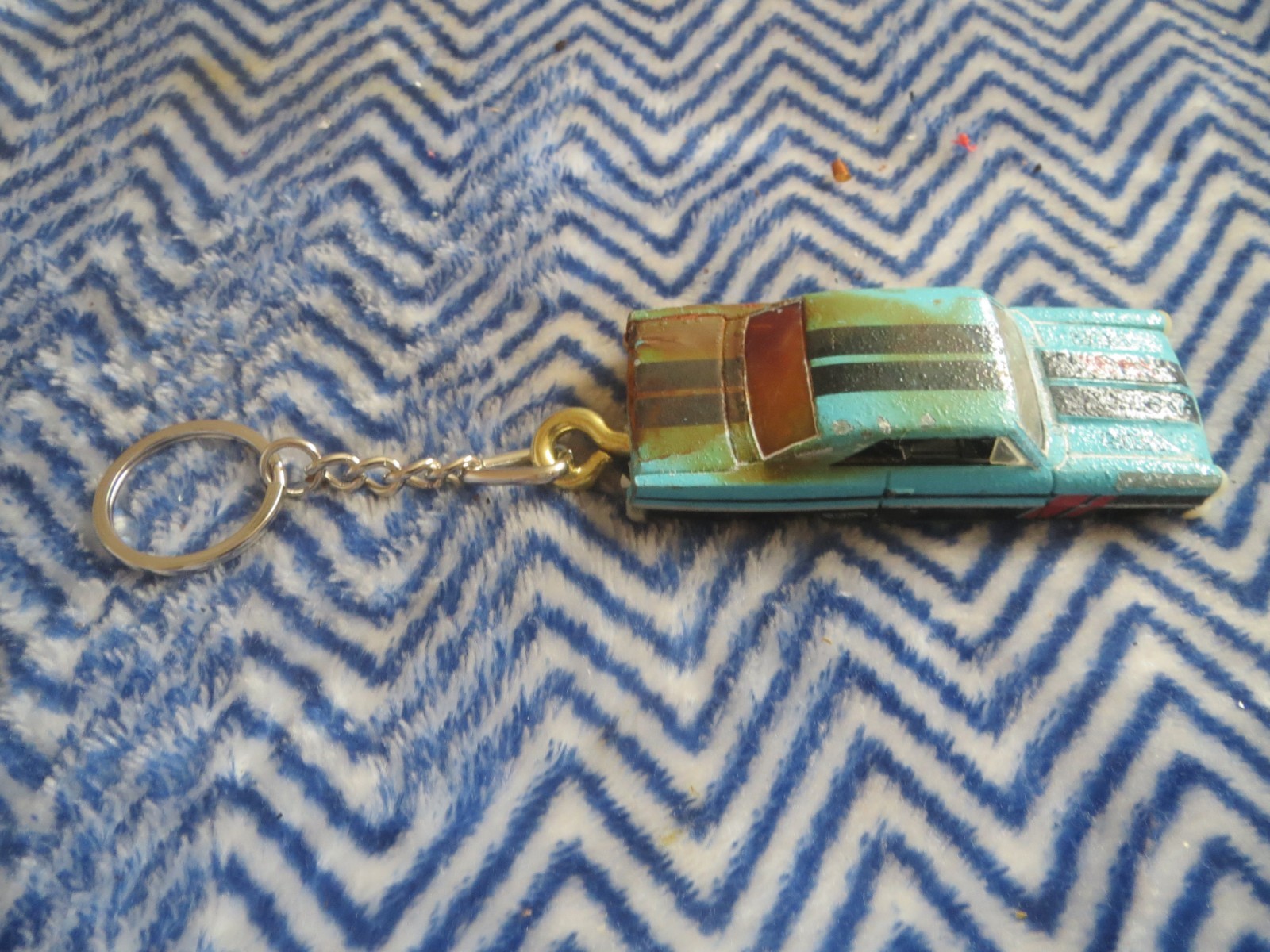 1966 CHEVROLET CHEVY II NOVA DIECAST MODEL TOY CAR KEYCHAIN UNRESTORED ...