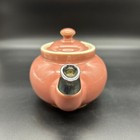 Vtg Hall Boston Tea Pot #21 Rose Pink Chrome Spout Ivory Lid ...