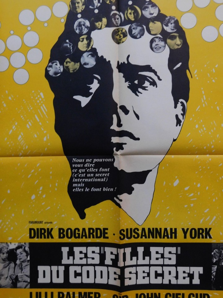 Sebastian French Movie Poster Original 23"31 1968 Bogarde | eBay