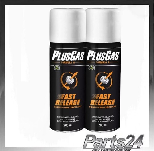 2X 200 PlusGas Dismantling Fluid Lubricant Release Rust Fast Nuts Bolts ...