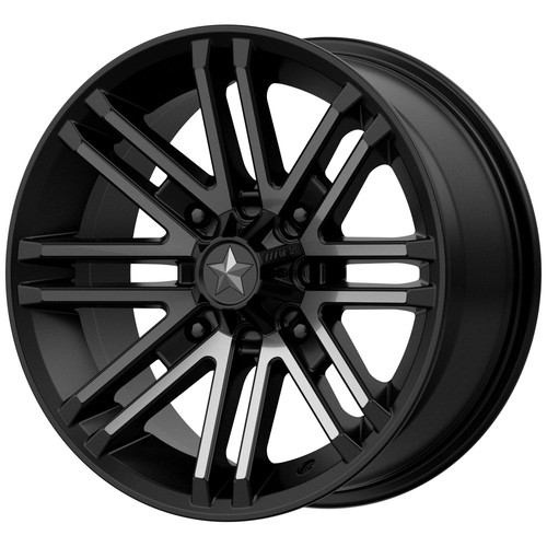 MSA M40 Rogue 14x7 4x110 +10mm Black/Tint Wheel Rim 14" Inch ...