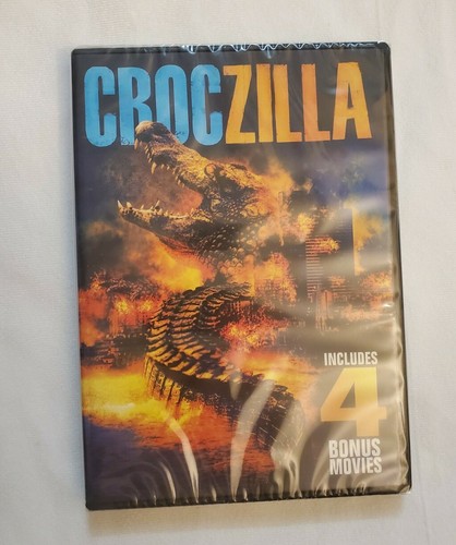 Croczilla DVD & 4 bonus ANIMAL movies PIRANHA, THE KILLER SHREWS, GIANT ...