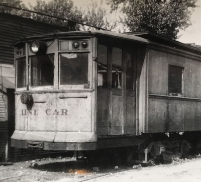 Gary Railway Co Line Car Trolley #1 Interurban B&W Photograph Indiana ...