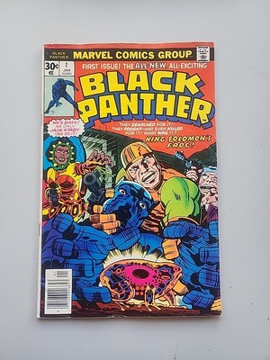 Marvel Comics Black Panther #1 Nice Copy 1977 MCU KEY First Solo Series ...