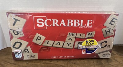 Scrabble Hasbro Original SCRABBLE Board Game (Crossword Game) - NEW ...