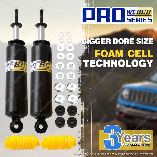 Front Webco Foam Cell Shock Absorbers for Isuzu D-Max TFS TFS85 3.0 12 ...