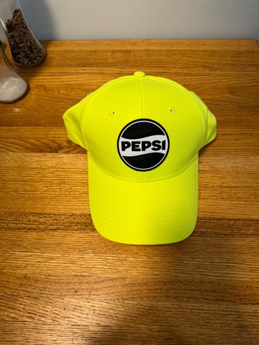 Lovely Pepsi Hat Neon Yellow Ball Cap- used but great condition | eBay