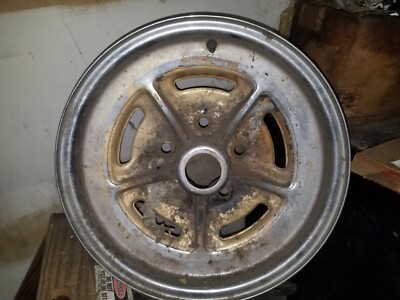 70s BUICK RIVIERA RALLY WHEEL 15x6 JJ Code Chrome BIG BOLT GM | eBay