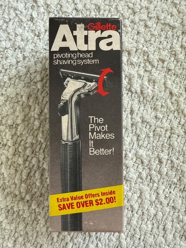 Lot of 24 Vintage Gillette Atra Razors NOS Sample Packs – 1970s Sealed ...