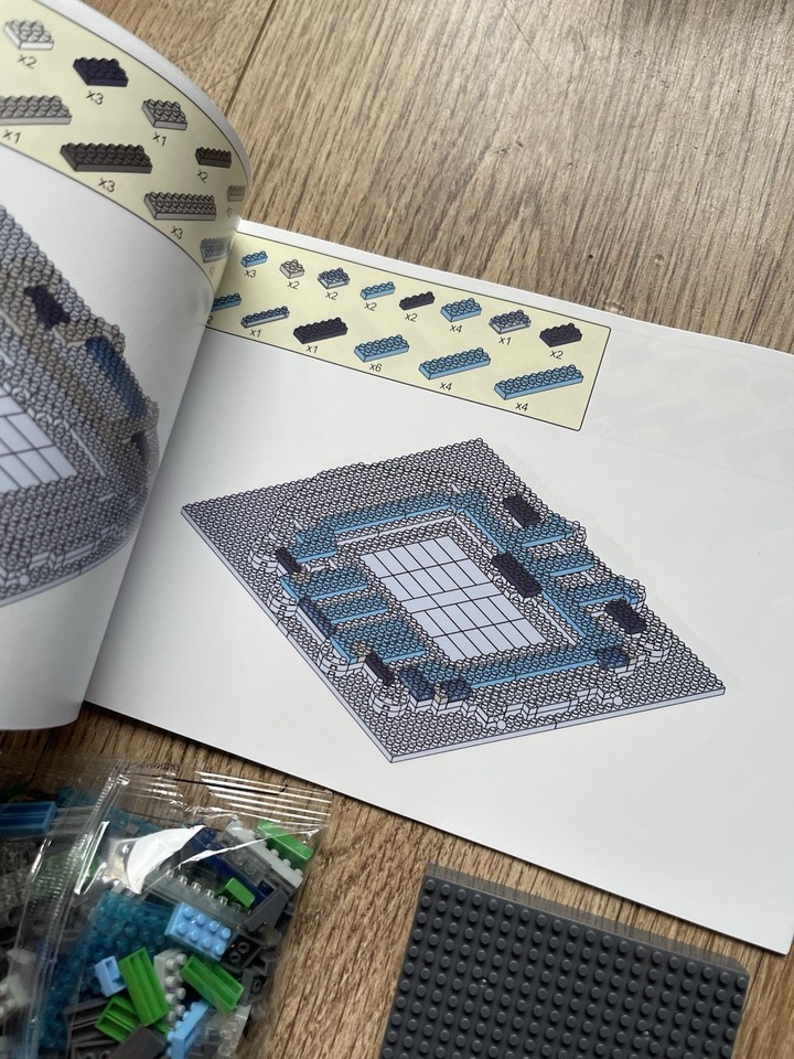 Man City Construction Football Stadium 3D Official Mini BRXLZ Stadium ...