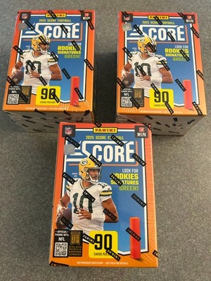 2025 PANINI SCORE FOOTBALL FACTORY SEALED HOBBY DIRECT BLASTER BOXES (3 ...