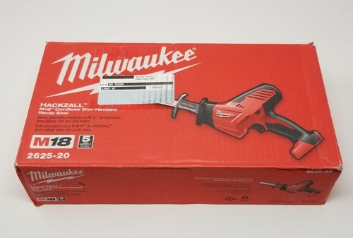 New Milwaukee 2625-20 M18 HACKZALL Reciprocating Saw Red Cordless ...