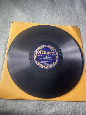 GENNETT Record 78 rpm 5588 THE PRISONERS SONG / THE WRECK OF THE ...