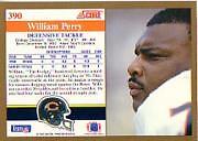 1991 Score Football Card #390 William Perry | eBay