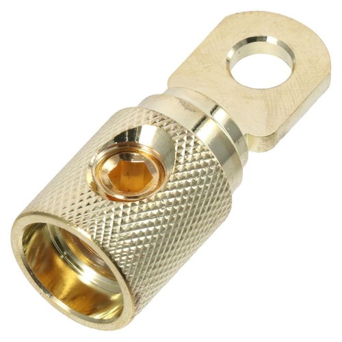 Yellow 0 Gauge Terminals Pure copper Wire power supply Car audio ...