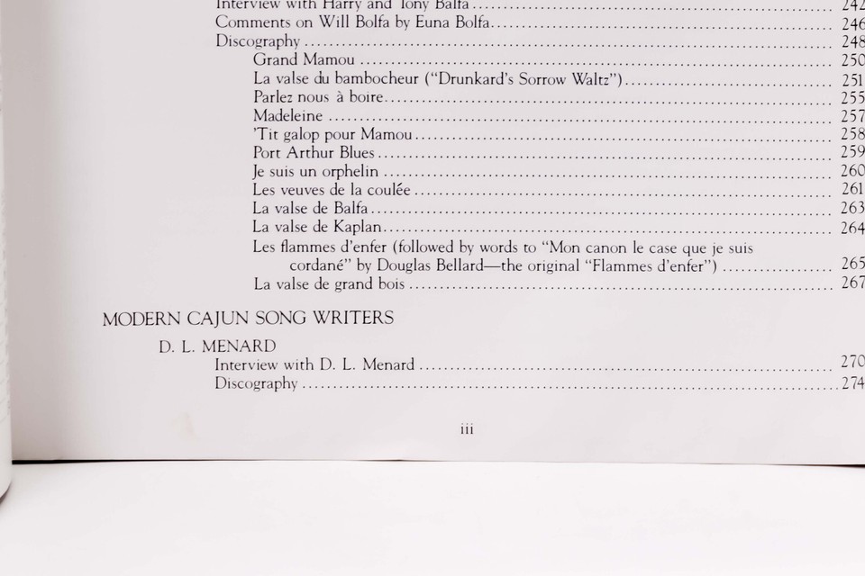 Cajun Music Reflection Of A People 1984 Vol 1 Savoy Zydeco Folk Book ...