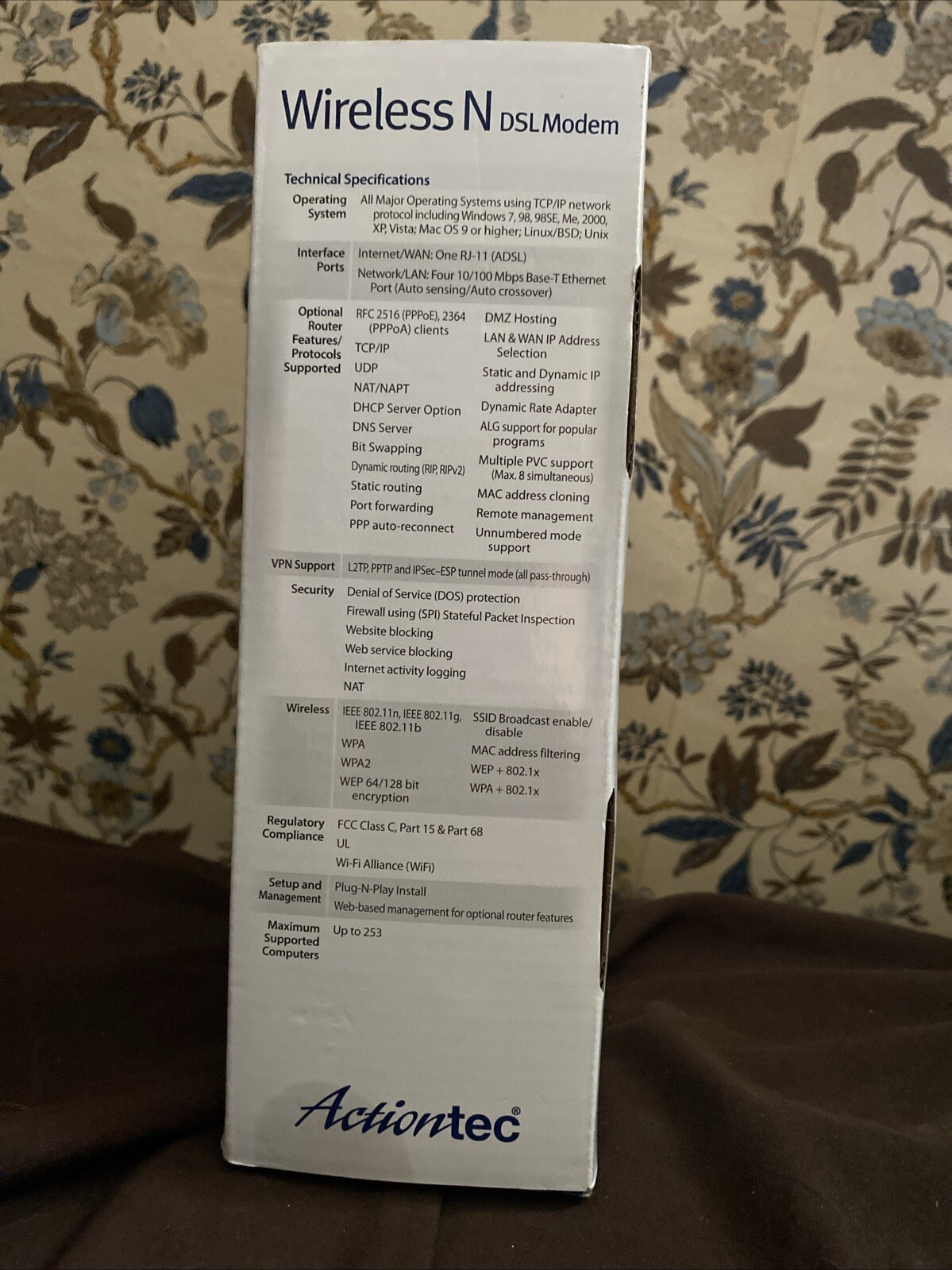 Actiontec GT784WN 4 Port 10/100 Wireless N Router for sale online | eBay