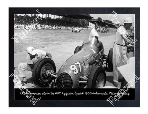 Historic Chuck Stevenson sits in the #97 Agajanian Special 1953 Indy ...