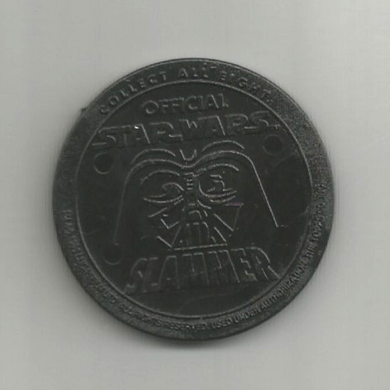 STAR WARS GALAXY CAPS Plastic Slammers--POGS/MILKCAPS--Black Color ...