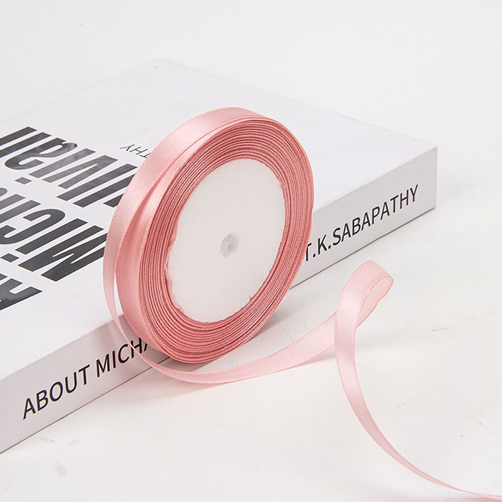 1cm Width Satin Ribbon 25yards/roll Roll Fabric Wedding Party | eBay