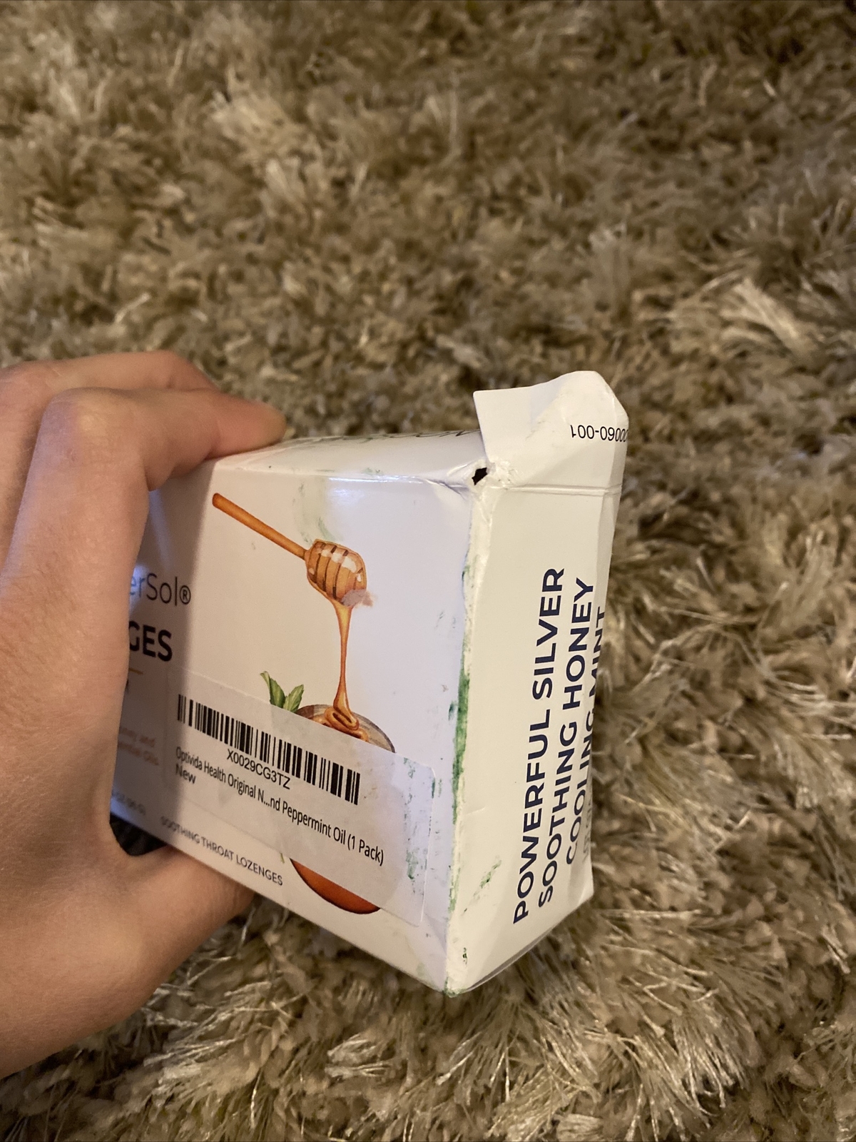 Optivida Health Nano Silver Sol Lozenges 60ppm Fast Acting Cough Drops ...