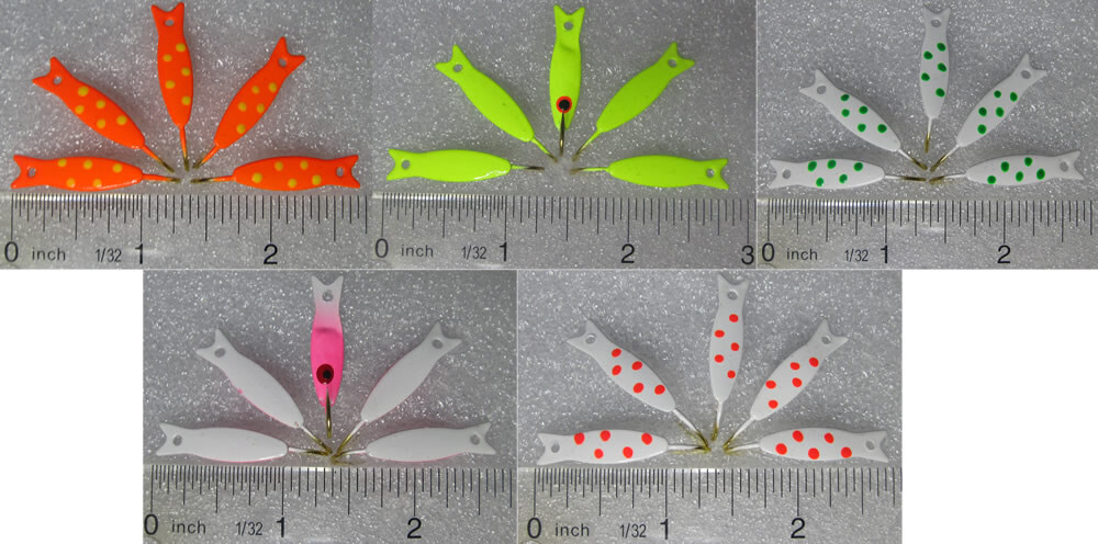 5 Speckled Fin Jigs Size 6 Discontinued by Stopper lures 5 colors | eBay