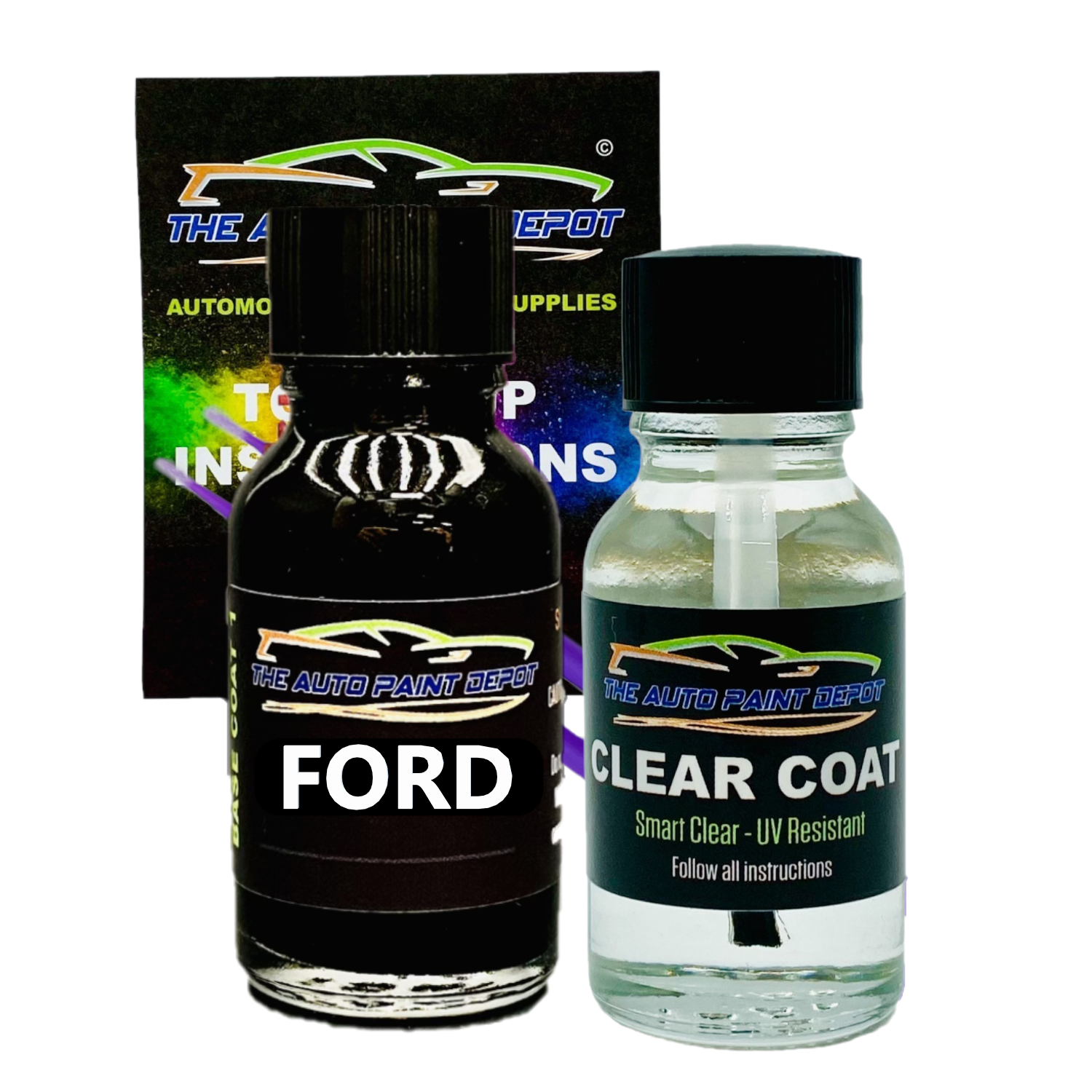 Genuine FORD, All Models, VELOCITY BLUE E7/M7423 Touch Up Paint Kit | eBay