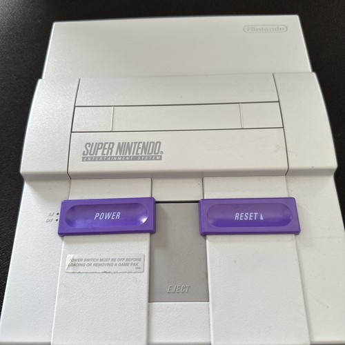 Super Nintendo Console SNES Original SNS-001 See Pics Very Clean | eBay