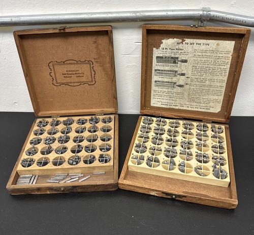 Fountain Pen TYPE SET-Kingsley Stamping Letters & More For Hot Foil ...