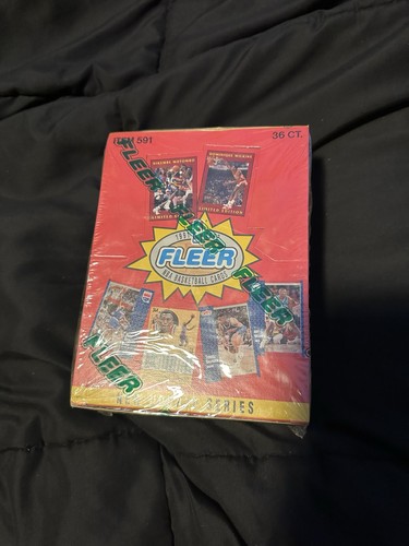1991-92-Fleer Updated Series Basketball- 36 Pack Box- Factory Sealed ...