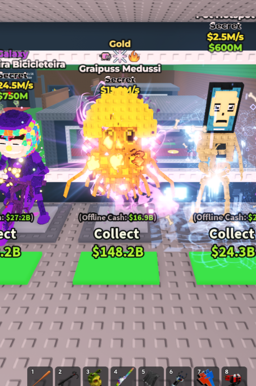 RESTOCK Steal a Brainrot Super Rare Secrets! Esok/ Chicleteira/ Los ...