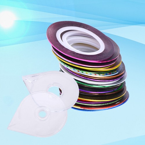 2 Pack Nail String Art Decals Fingernail Stickers for Women Nails ...