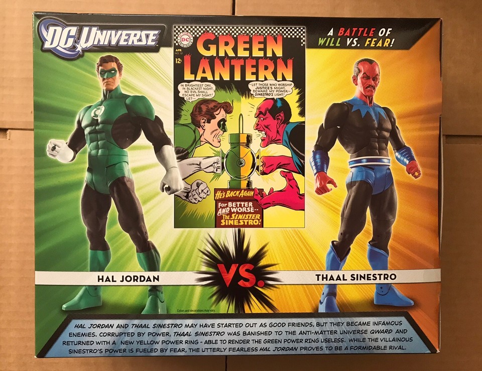 DC Universe Classics Toys R Us Hal Jordan Vs Thaal Sinestro 2 pack DCUC ...