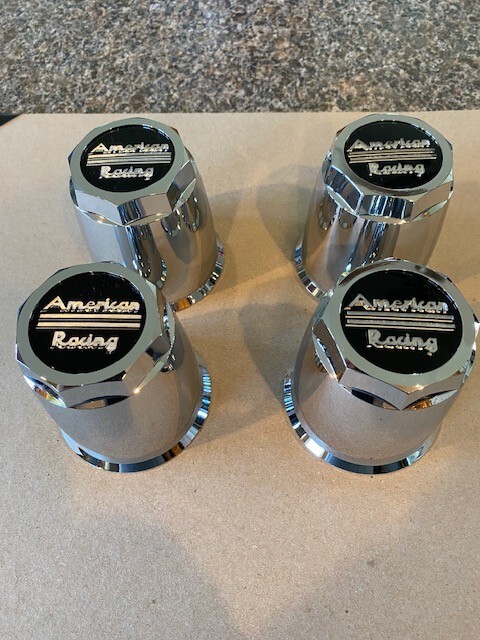Vintage American Racing Chrome Center Cap 89-9051 NEW NOS 3 Vintage American Racing Chrome Center Cap 89-9051 NEW NOS 3