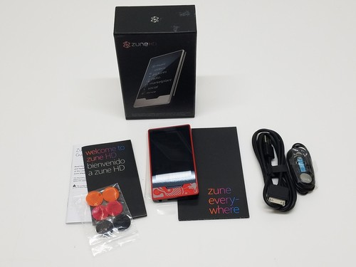 Microsoft Zune HD 32GB Red Model 1420 Custom Silk Screened P/R | eBay