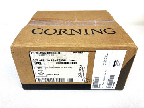 New! Corning CCH-CP12-A9-P03RH Panel Pigtail LC SM Duplex 12 Fiber OS2 ...