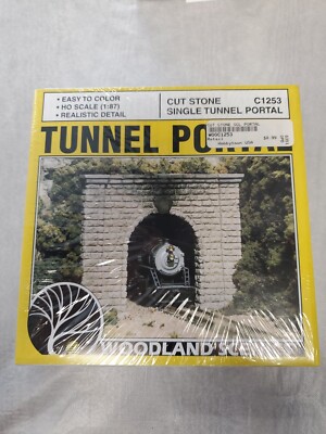1 Woodland Scenics HO C1253 1:87 Cut Stone Single Tunnel Portal New | eBay