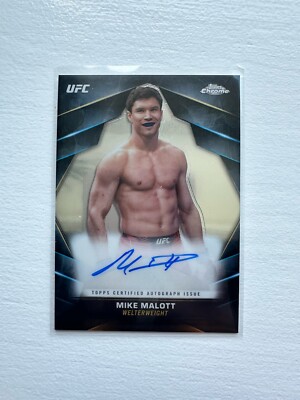 2024 Topps Chrome UFC Mike Malott Veteran Autograph #CVA-MMA Auto | eBay