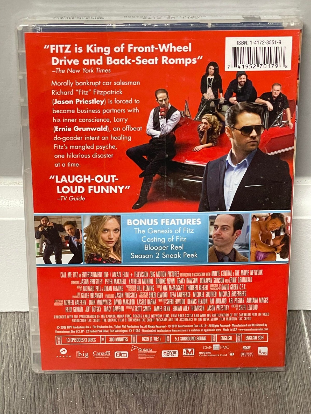 Call me Fitz DVD - Complete First Season One - Jason Priestley - BRAND ...