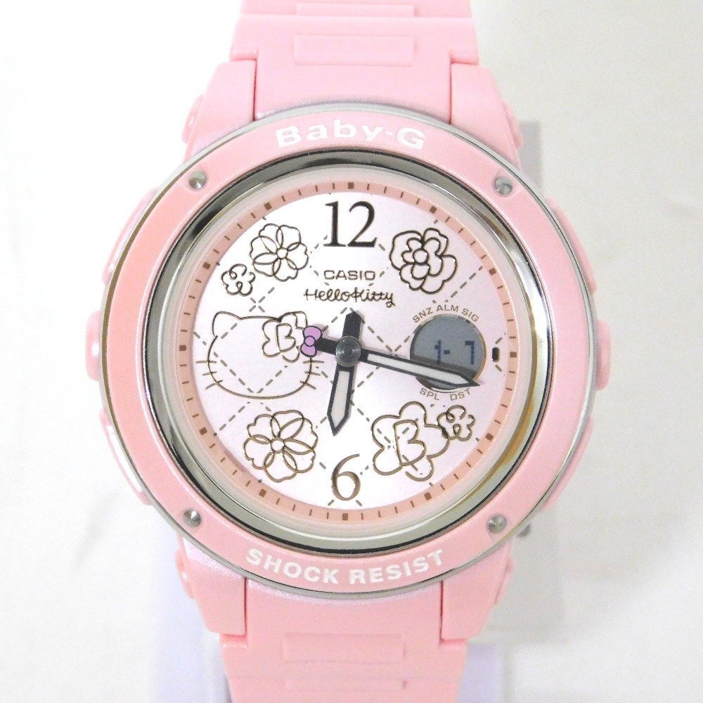 CASIO Hello Kitty Baby G BGA150KT4BJR Pink Quilt Series Watch Limited ...
