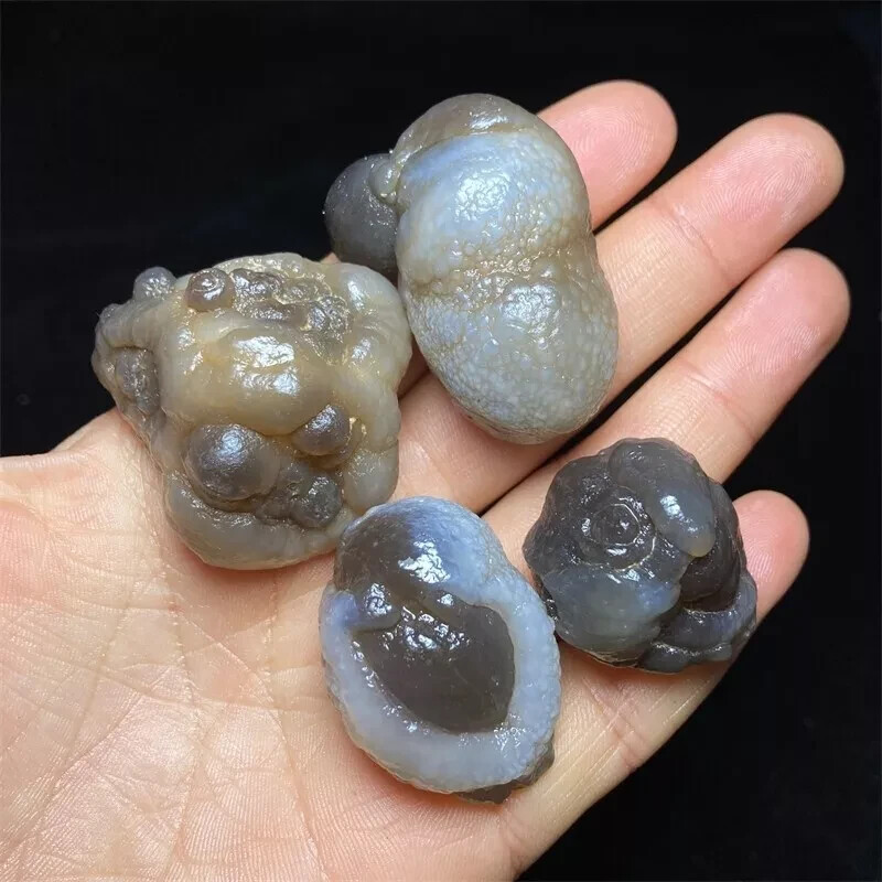 122g Natural Egyptian Panda Agate Chalcedony Collection Viewing ...