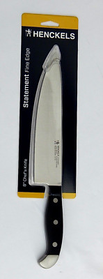 HENCKELS STATEMENT FINE EDGE 8" CHEF'S KNIFE BLACK NEW AUTHENTIC | eBay