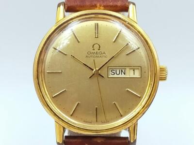 Authentic OMEGA Seamaster Day Date Cal.1022 Gold Plated Auto Men's ...