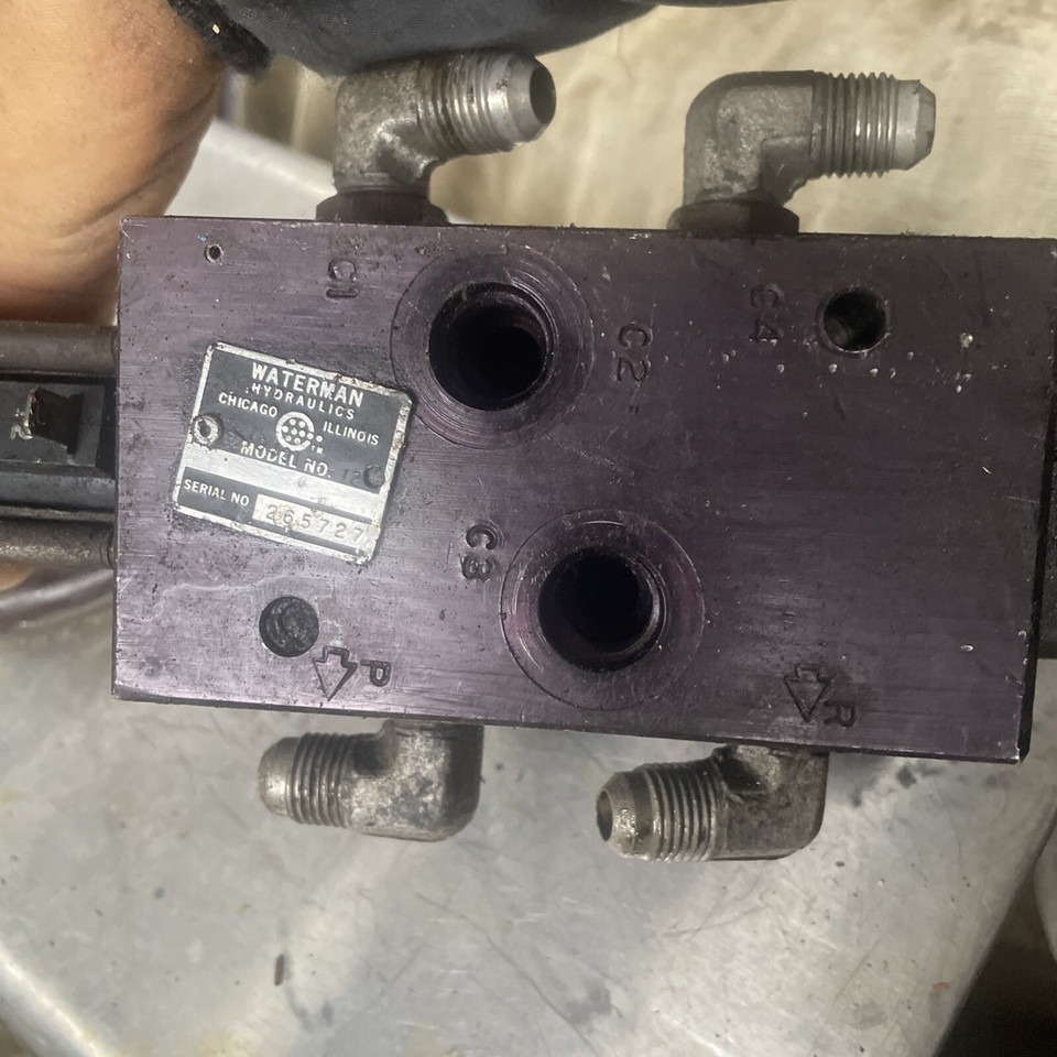 HYDRAULICS VALVE CONTROL SOLENOID WATERMAN STEERING | eBay